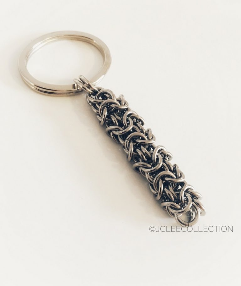 Stainless Steel Turkish Chainmail Keyring - SSK04 - J C Lee Collection